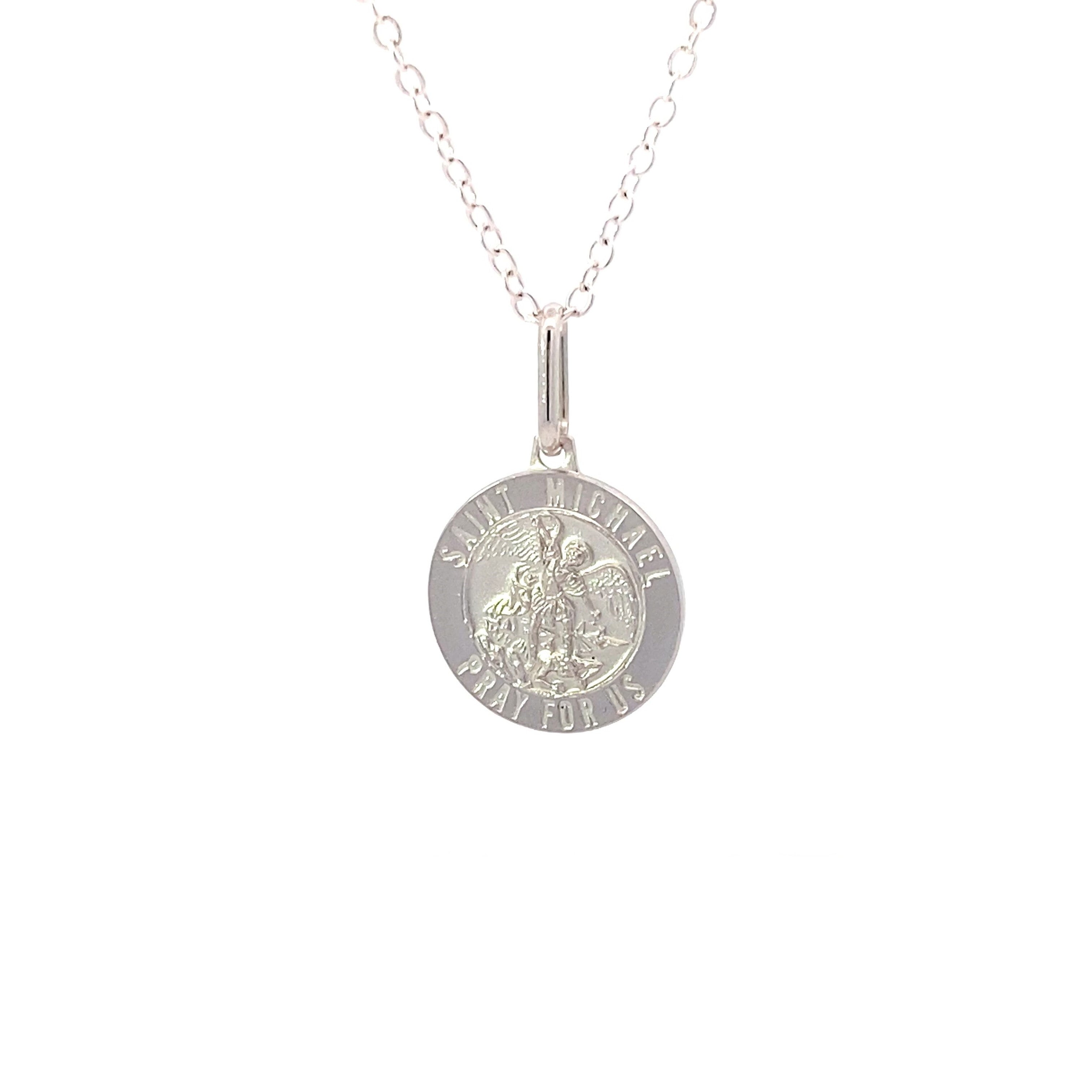 9ct Gold Saint Michael Medallion – Villani Jewellers